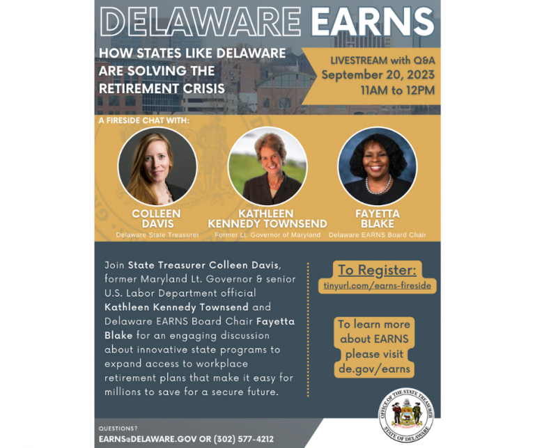 flyer - State Treasurer Colleen C. Davis - State of Delaware